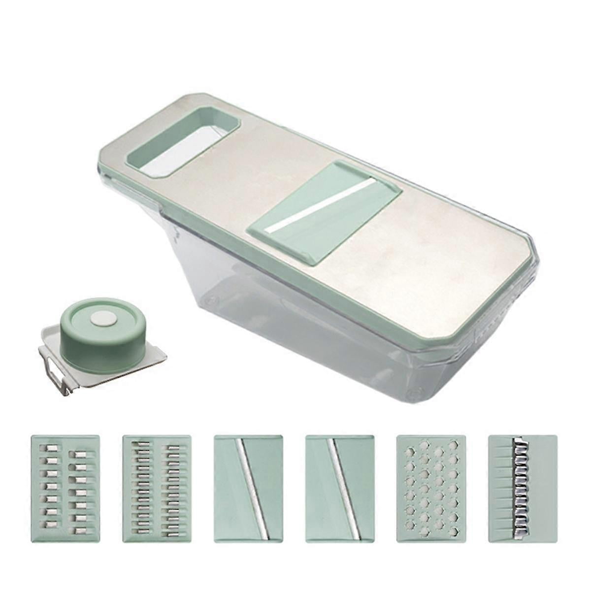 Metal Multifunctional Safety Manual Vegetable Slicer Potato Garlic ...