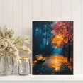 Autumn Park Bench Canvas Painting， Suitable for Living Room， Bedroom ...