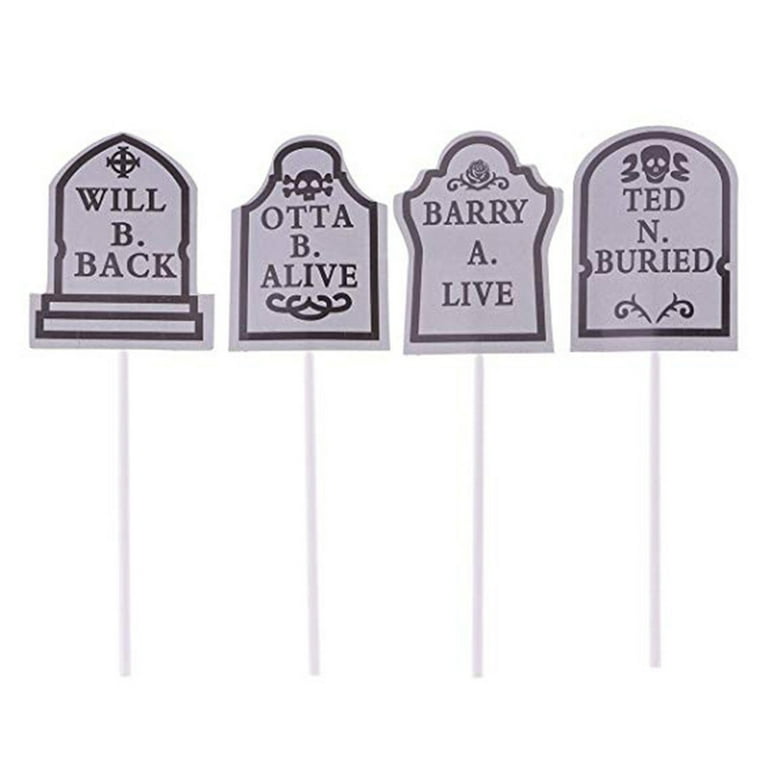Tombstone Cupcake Picks
