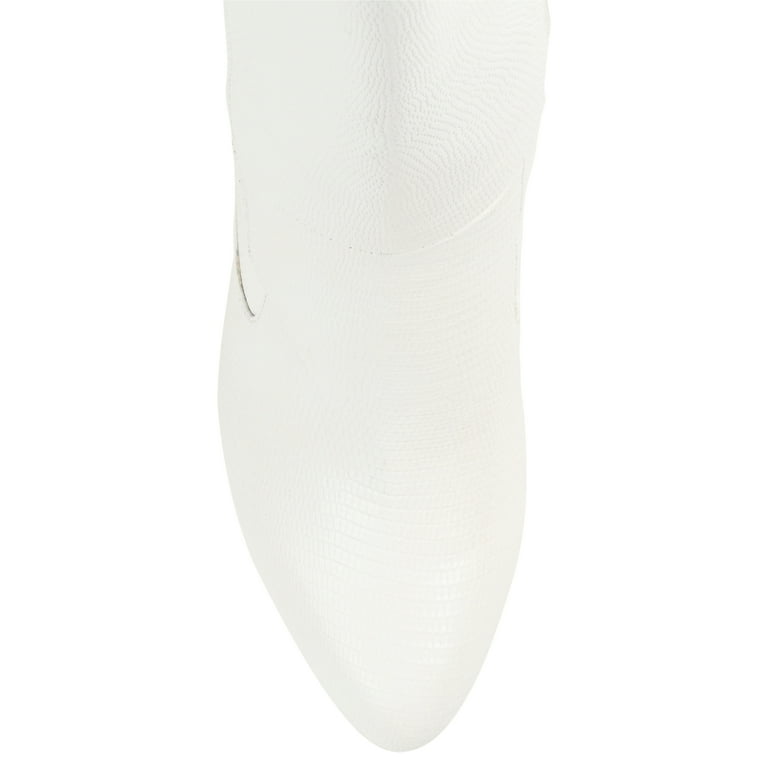 Journee Womens Tavia Wide Calf Block Heel Knee High Boots