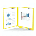 50-Pack Yellow Letter-Size End-Tab File Folders with Reinforced ...