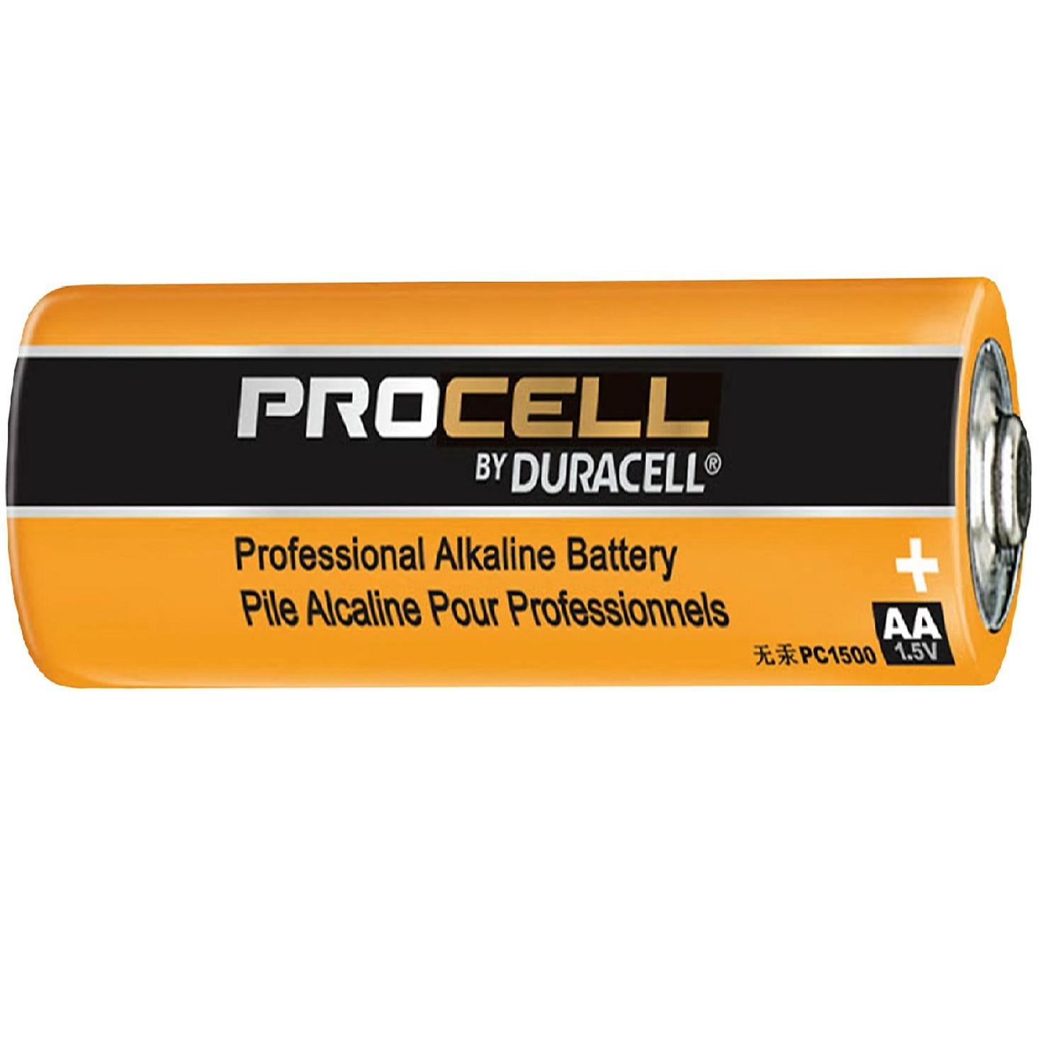PILA PROCELL DURACELL ALCALINA AA PC1500 PIEZA INDUSTRIAL negro 1 ...