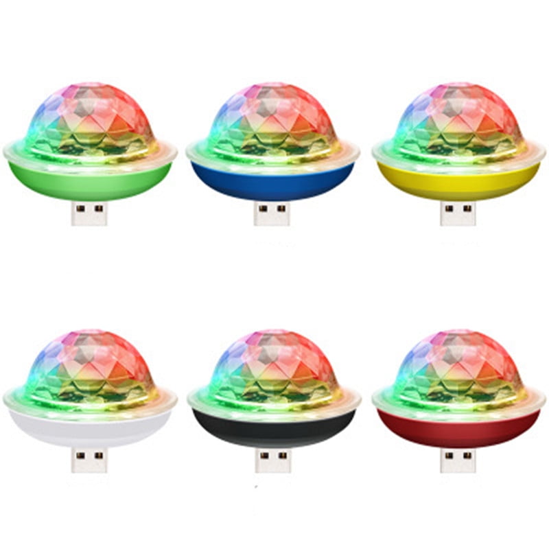 LED RGBStage Light DC 5V USB Magic Ball Light Sound Activated for ...