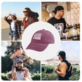 All My Role Models Went To Prison Wine Red Hat Adjustable Funny Fashion ...