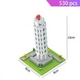 Micro Bricks Mini Architecture Sets Eiffel Tower Ben Rome Colosseo ...