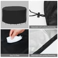 Circular Table Cover UV Water Resistant Outdoor Furniture Protector For ...
