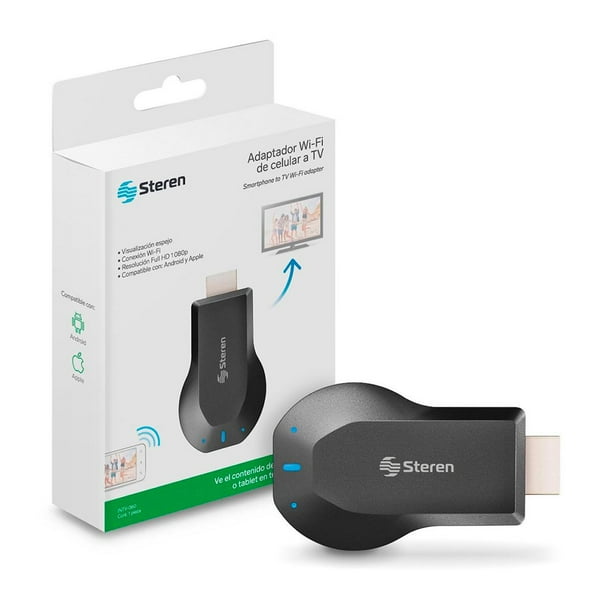Adaptador Wi-fi Espejo De Celular A Tv intv-060 Steren INTV-060 ...