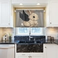 BZSMCE Set of 2 Pieces Kitchen Window Curtain Fashion Star - Winged ...