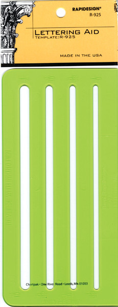 Pickett Lettering Aid Inking Template - Walmart.com