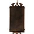 Bedford Clock Collection Leo 21 Inch Chestnut Brown Wood Chiming ...