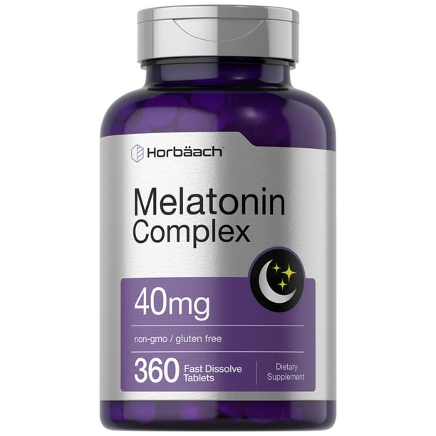 Suplemento Horbaach Melatonin Complex 40 mg 360 comprimidos | Walmart ...