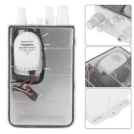 Bilge Drain Box, Shower Pump System Stable With Removable Mesh Filter ...