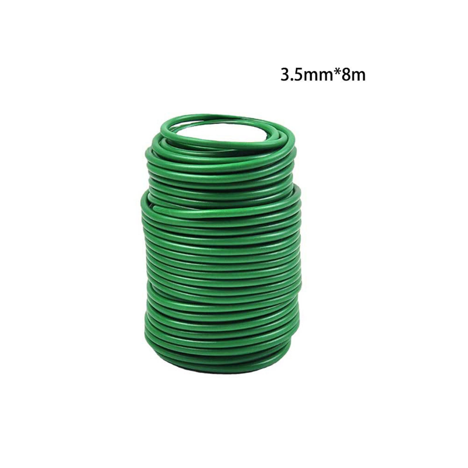 FANJIE 8M/10M Plant twine green soft flexible bendy garden support wire cable tie - Walmart.com