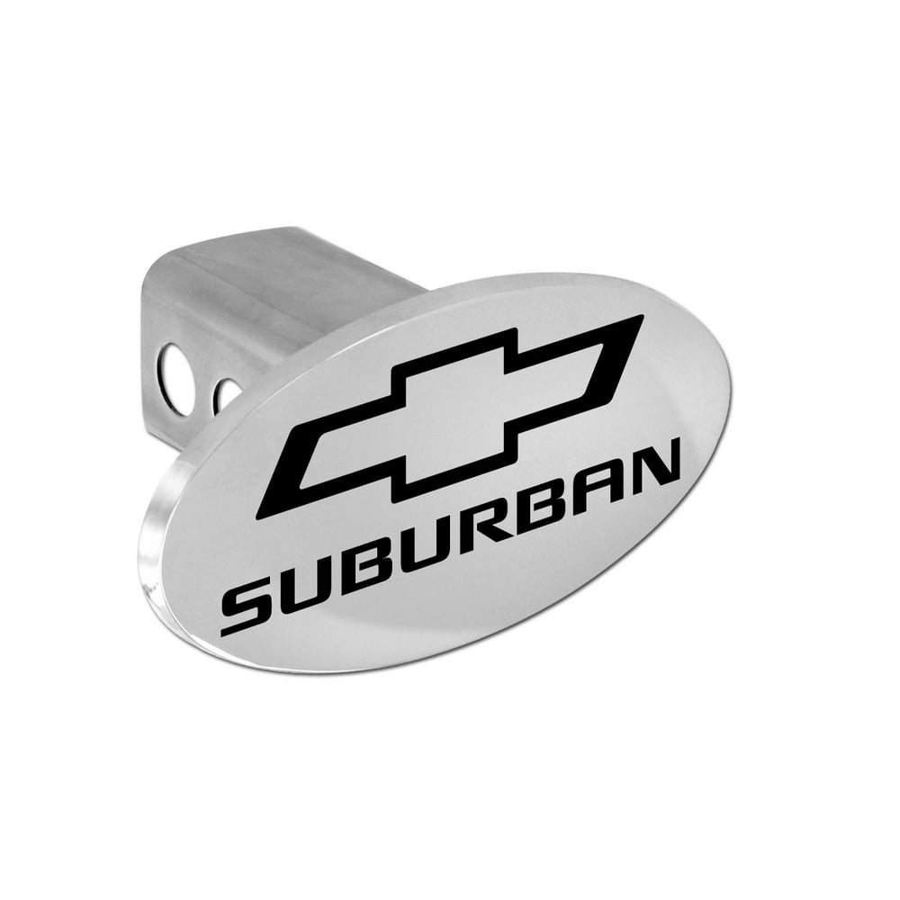 Chevy Suburban 2012-2016 Bowtie Chrome Plated Metal Trailer Hitch Cover ...