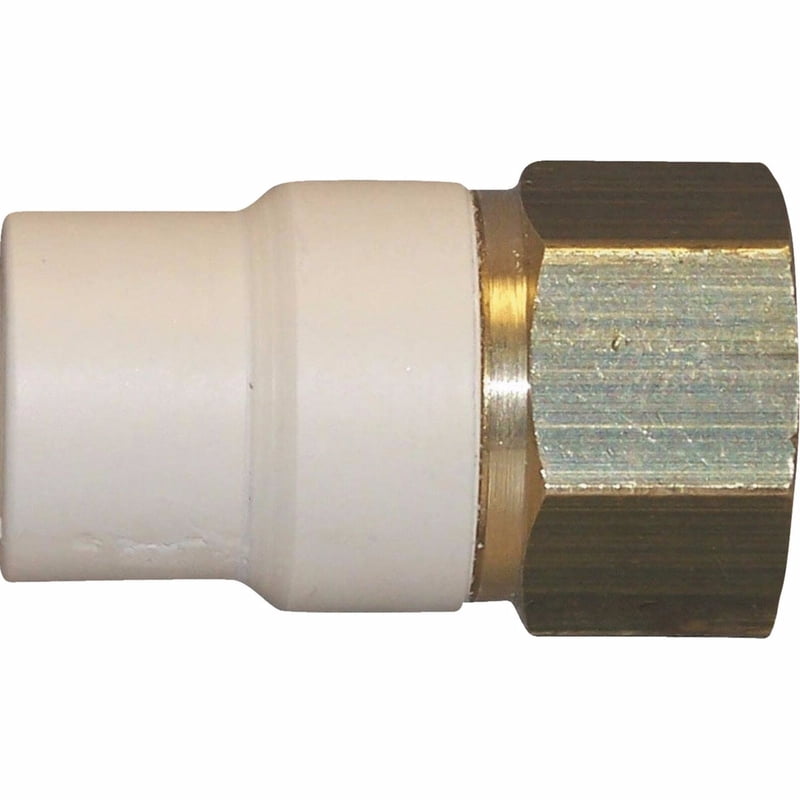 Charlotte Pipe 3/4 In. Slip x Brass FIP CPVC Transition Adapter ...