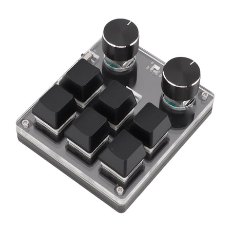 Mini 6 Key Keypad, 6 Keys One Handed Keypad Red Switch Plug and Play ...