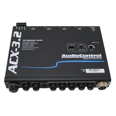 AudioControl Three.2 In-Dash Equalizer/Crossover with AUX Inputs ...