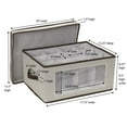 Household Essentials Large Storage Box with Handles for Stemware ...