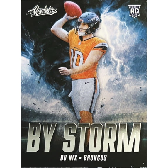 2024 Panini Absolute Football By Storm Bo Nix #BS-BNX RC - Walmart.com