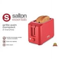 Salton Essentials - Compact Toaster, 2 Slice Capacity, Red - Walmart.com
