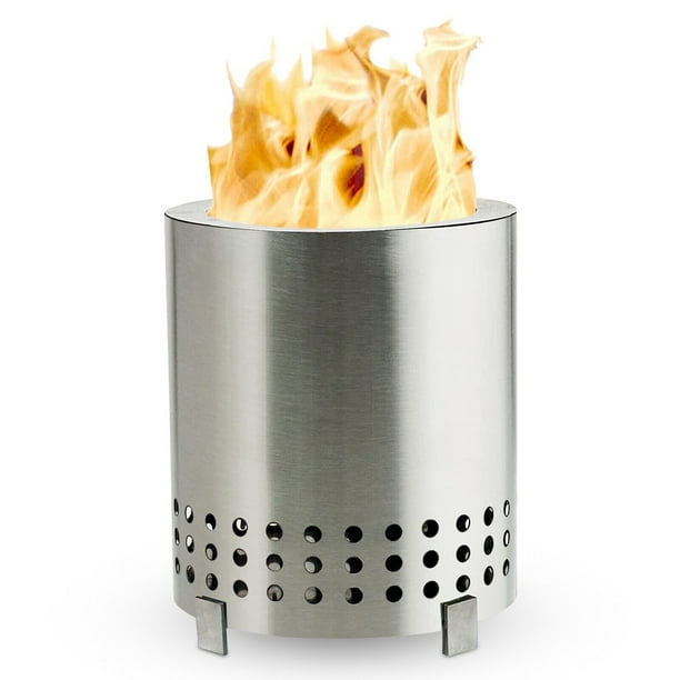 Stove Mesa Tabletop Fire Pit with Stand Low Smoke Outdoor Mini Fire for ...