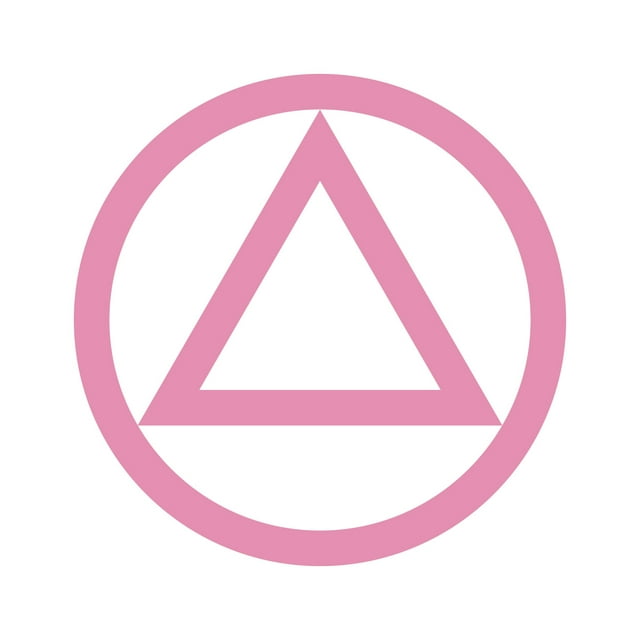 AA Alcoholics Anonymous Symbol Sticker Decal Die Cut - Self Adhesive ...