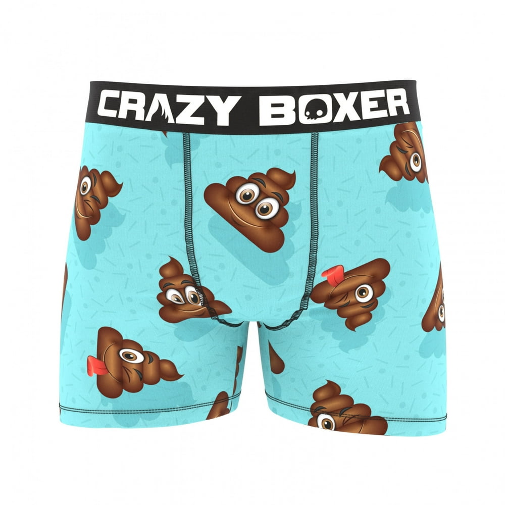Pop Culture - Poop Emoji Boxer Briefs-Large (36-38) - Walmart.com ...