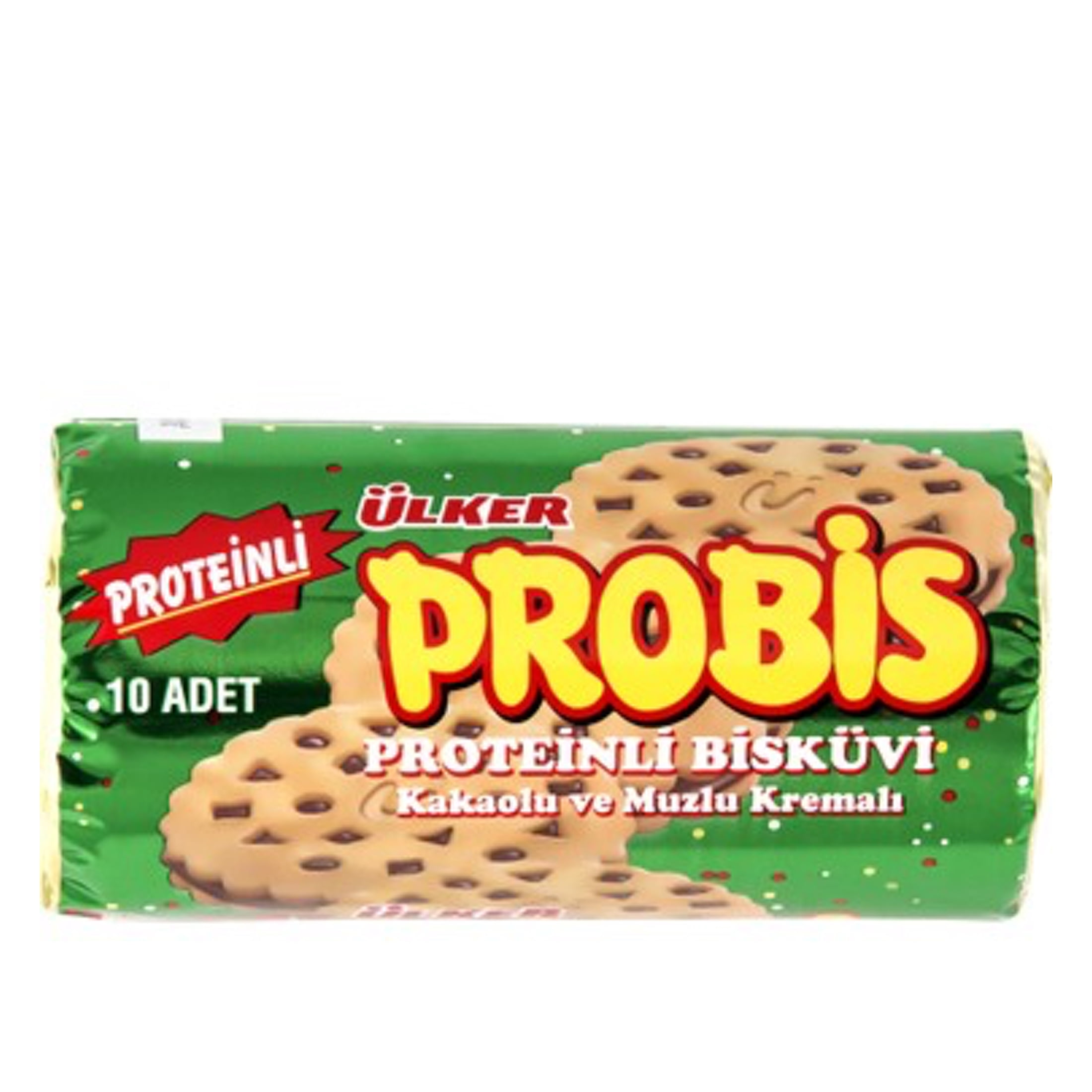 Ulker 6-Pack Probis Biscuits with Cocoa and Banana Cream, 280 gr ...