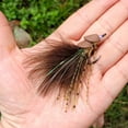 1. 1/3pcs Steel Jigs Streamers Fly with Foam Head, Floating Trout Lure ...