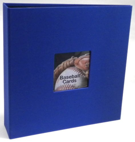 Prestige Baseball Card Album with 25 Pages (Royal Blue) - Walmart.com
