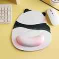 Cute Wrist Guard Mouse Pad with Rubber Base Comfortable Hand Support ...