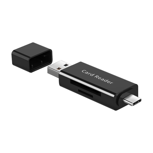 Birdeem Card Reader USB-C 3-In-1 Memory Card Reader With Connectors USB ...