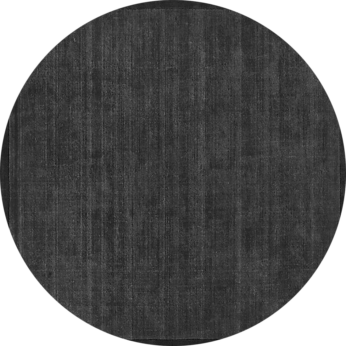 Ahgly Company Indoor Round Solid Gray Modern Area Rugs, 8' Round ...