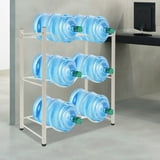 Miumaeov 3-Tier Heavy Duty Water Bottle Holder Storage Display Rack 5 ...