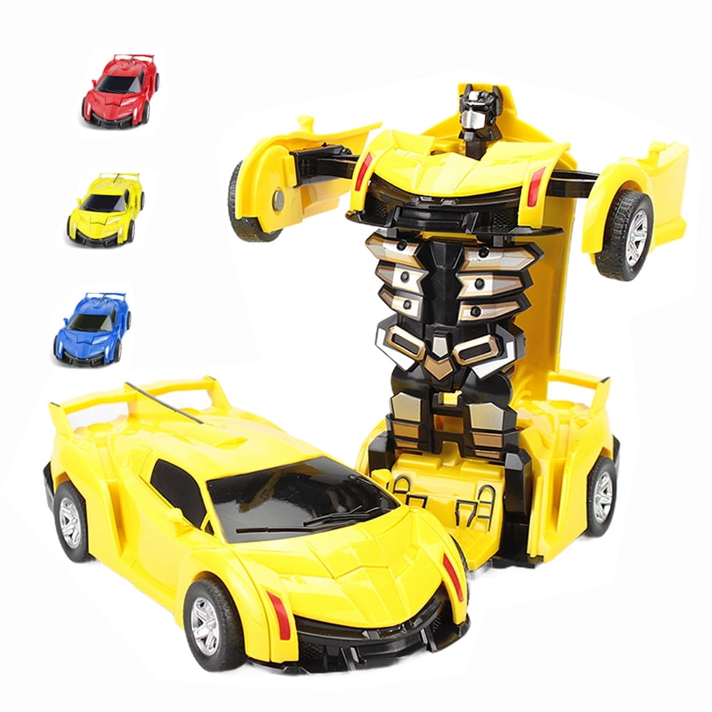 LNGOOR Robot Car Toy 2 in 1 Deformation Car Transforming Robot Car for ...