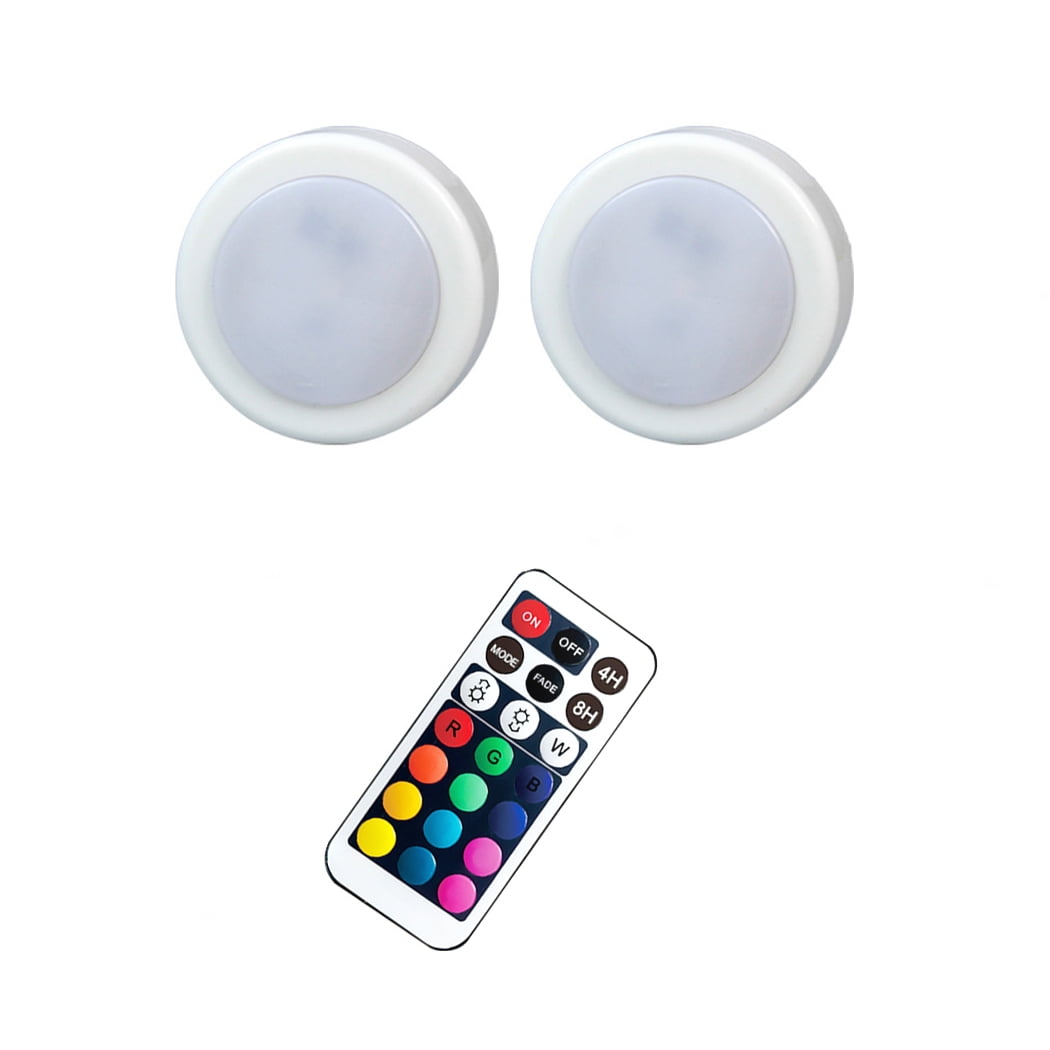 Color Pods - 2 Pack LED with Remote - Walmart.com