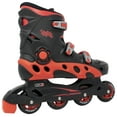 Linear Durango Black and Red Inline Skates Blades, Pain-Free True-Fit ...