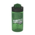 Zak Designs 16oz Teenage Mutant Ninja Turtles Kids Straw Water Bottle, Durable Plastic Park ...