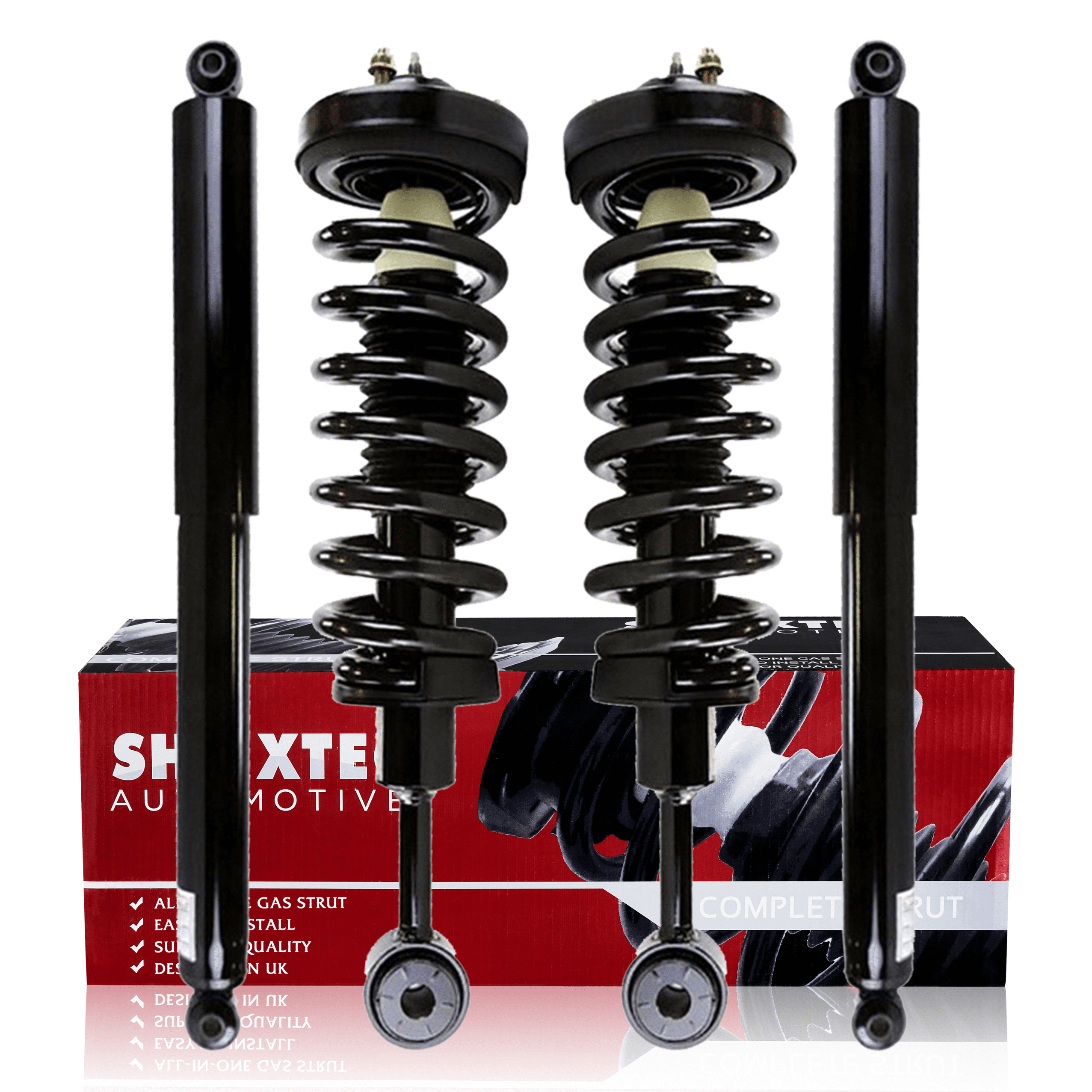 Shoxtec Full Set Complete Strut Shock Absorbers Replacement For 2004
