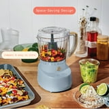 Beautiful 3-Cup Food Chopper, Cornflower Blue by Drew Barrymore ...
