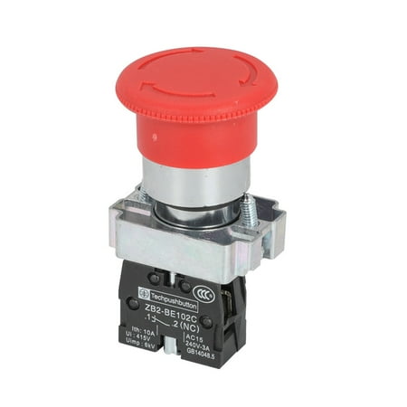 2 Pack Emergency Stop Switch Red Panel Emergency Stop Button for ...
