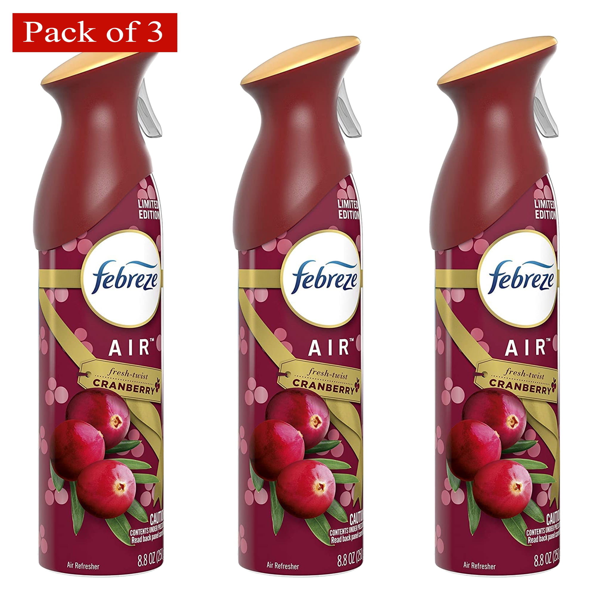 Febreze Air - Air Freshener Spray - Fresh-Twist Cranberry - Limited ...
