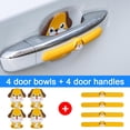 Car Door Bowl Sticker and Anti-collision Strip with Cute Cartoon Design ...
