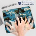 Small Mouse Pad Desk Pad, Office Mouse Mat Non-Slip Rubber Base ...