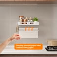 Paper Towel Holder Wall Mount for Kitchen, Paper Towel Holder with ...
