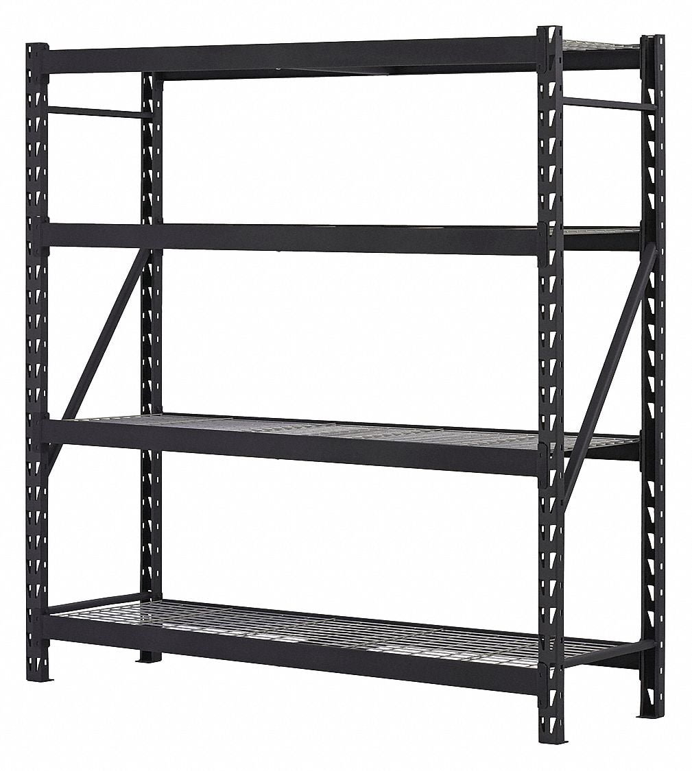 Edsal Bulk Strg Rack,StrUnt,24inx78inx77in ER7824W4 - Walmart.com