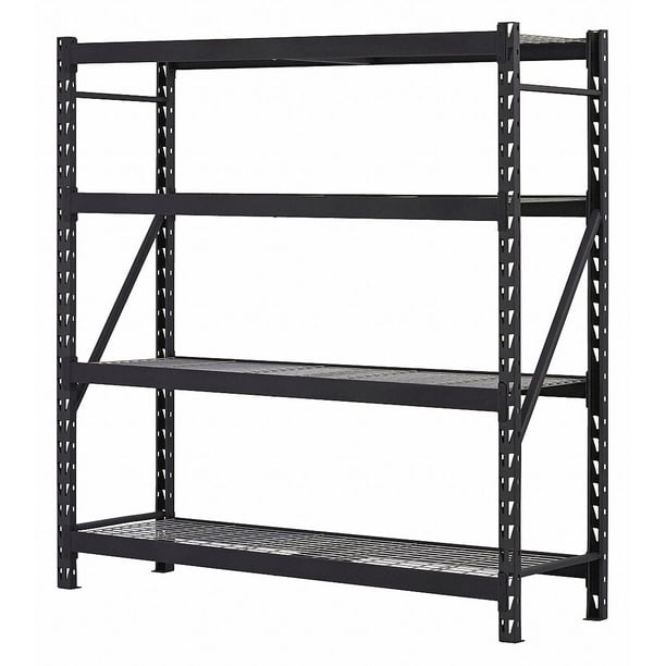 Edsal Bulk Strg Rack,StrUnt,24inx78inx77in ER7824W4 - Walmart.com