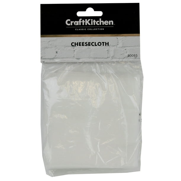 Craft Kitchen 100% Heavy Duty White Cotton Cheesecloth, 9 Square Feet ...