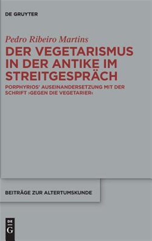 Pre-Owned BeitrÃ¤ge Zur Altertumskunde Der Vegetarismus in Der Antike ...