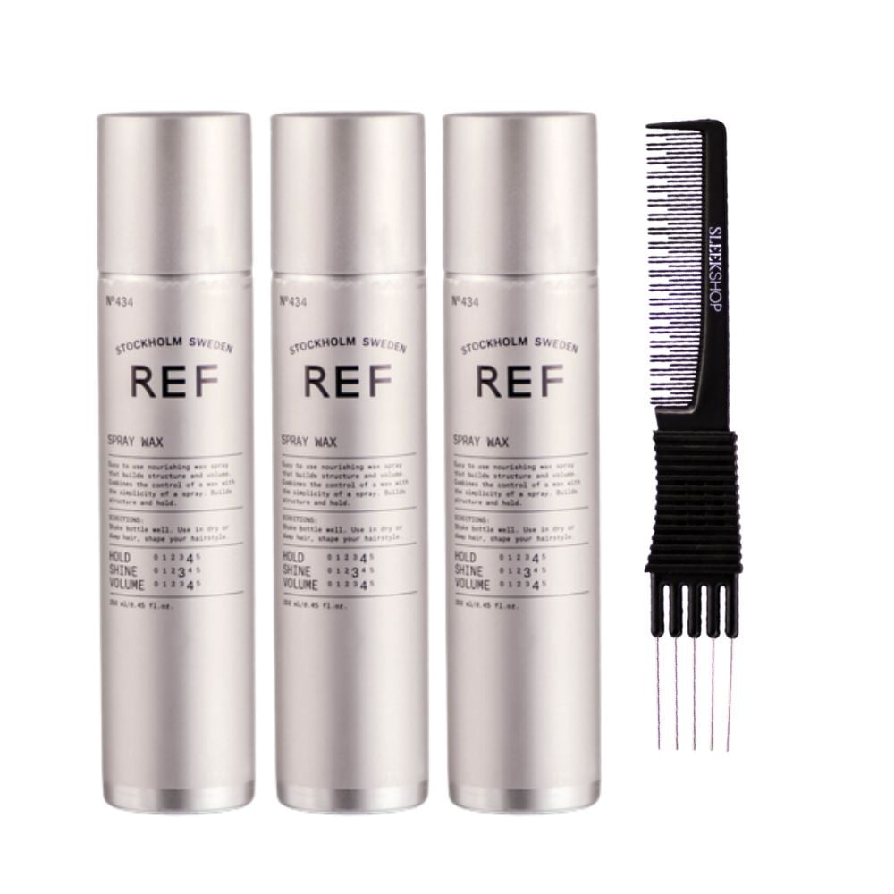 Reference of Sweden REF 434 Spray Wax (8.45oz) with SLEEKSHOP Teasing ...